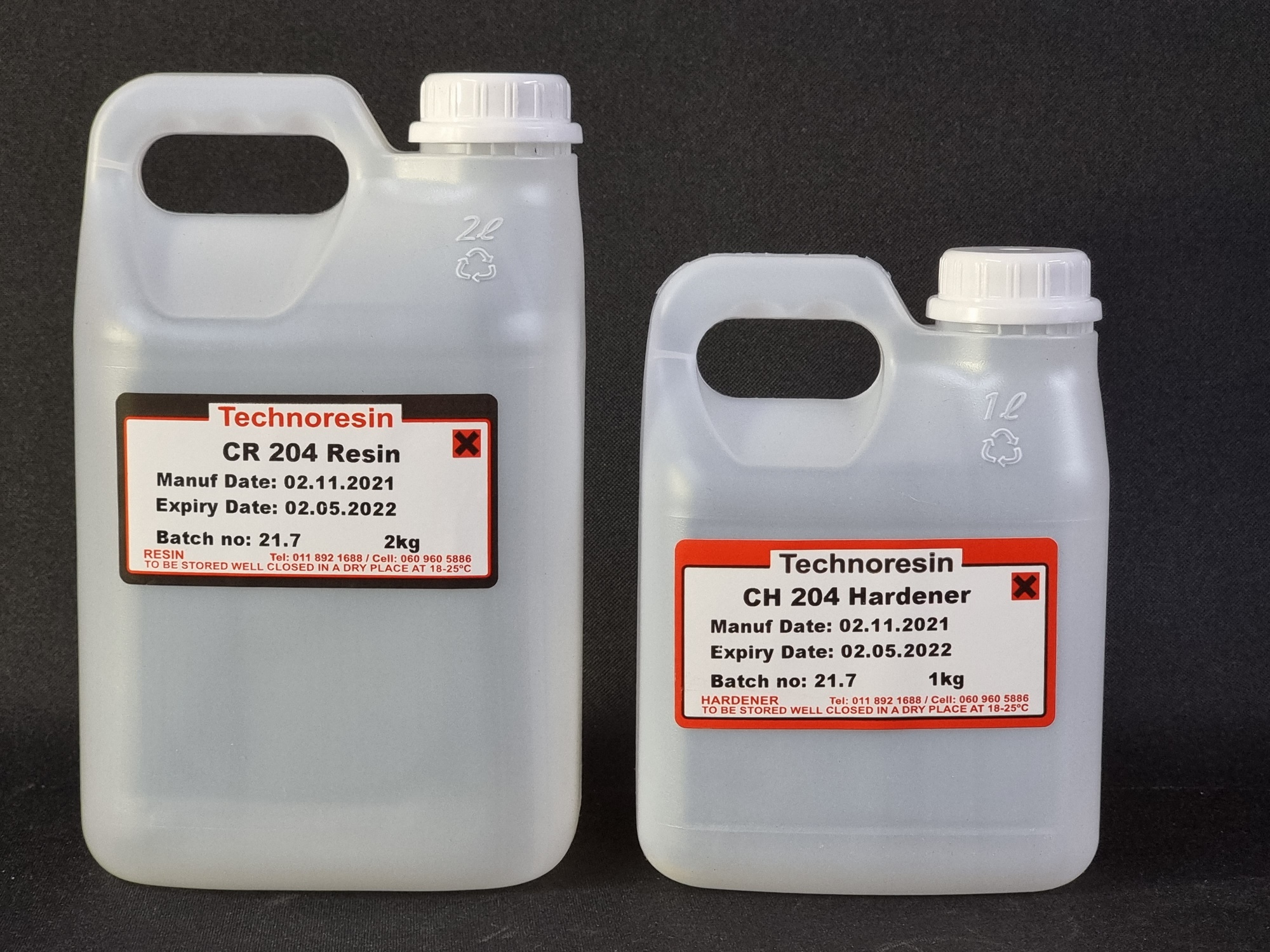 CR204/CH204 Standard Clear Potting Resin/3,0kg(1x3kg) - Techno Resin Online